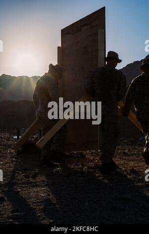 CAMP TITIN, Jordan - A U.S. Reserve Marine with the 4th Combat Engineer ...