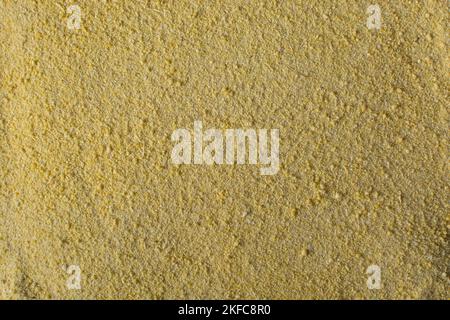 Yellow garri, top view of nigerian garri, fried cassava, garri for eba ...