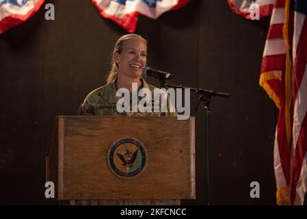 U.S. Army Maj. Gen. Jami Shawley, commanding general of Combined Joint ...