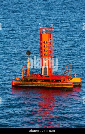 Calshot Point channel buoy,Southampton, Hampshire, England,United ...