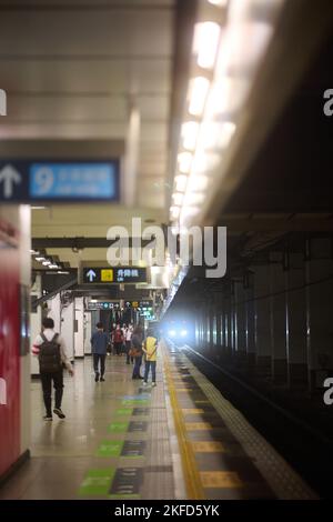 The Platform of old Hung Hom Station in Hong Hom, Hong Kong Stock Photo ...