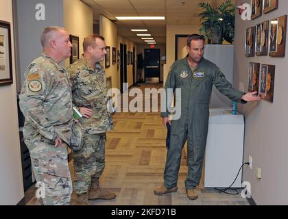 Col. Kyle Goldstein, 340th Flying Training Group commander, presents ...