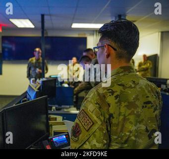 The 16th Air Force command team visited with the 688th Cyberspace Wing ...
