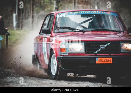 A closeup of a racecar at Rally Zabra event, Sweden Stock Photo - Alamy