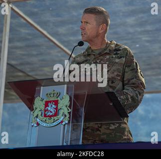 U.S. Army Maj. Gen. Jeffery Broadwater, far-right, United States Army V ...