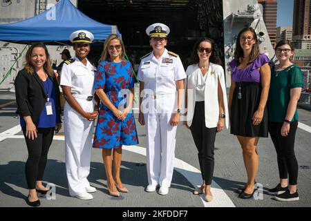 BALTIMORE (Sept. 9, 2022) Rear Adm. Nancy Lacore, Commandant Naval ...