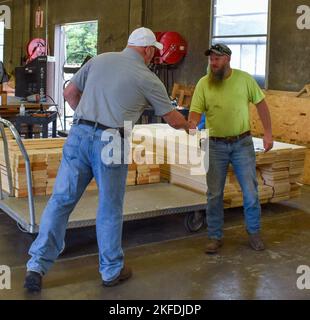 Jay Carr, JMC Deputy to the Commander visits Crane Army's Blockers and ...