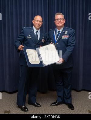 Col. David Chauvin, Chief of Staff, Nevada Air National Guard, and Col ...
