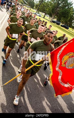 The Fort Lee Marine Corps Detachment, led by Lt. Col. Johnny G. Garza ...
