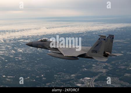 F-15C Eagles, assigned to the 125th Fighter Wing, Jacksonville Air ...