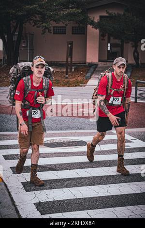 Soldiers Stationed at Camp Casey conduct a Ruck, Run and Walk in ...
