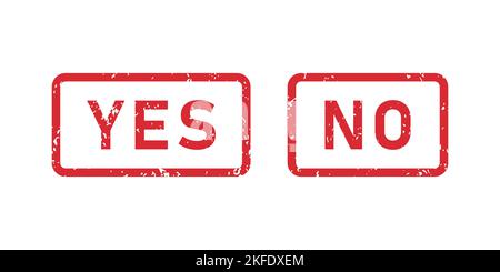 yes round grunge isolated stamp Stock Vector Image & Art - Alamy