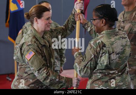KAISERSLAUTER, Germany- The 7th Mission Support Command Commander, Brig ...