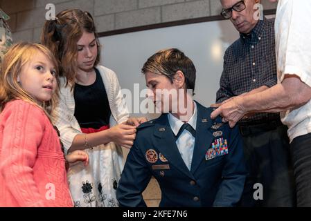 U.S. Air Force Col. Asheleigh Gellner, the vice wing commander of the ...