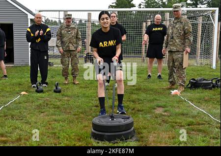 Pfc. Gabriella Guarniere, a paralegal with Joint Force Headquarters ...