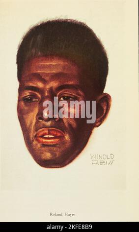 Roland Hayes, 1925 Stock Photo - Alamy