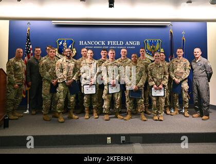 The 174th Attack Wing's newly promoted master sergeants gather for a ...