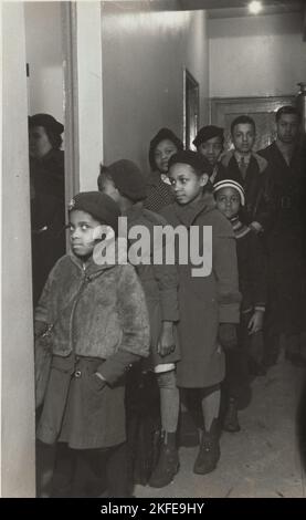 Waiting to register for music classes under the Federal Music Project ...