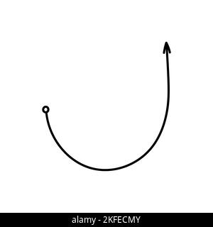 Black writhing and twisting arrows icon set Stock Vector Image & Art ...