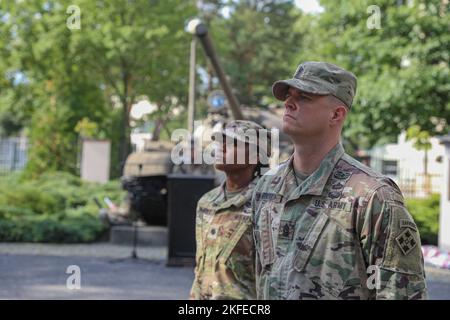 Incoming command sergeant major of NATO eFP Battle Group Poland, U.S ...