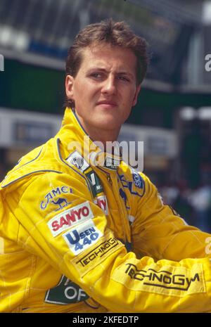 MICHAEL SCHUMACHER BENETTON FORD British F1 Formula One GP Grand Prix ...