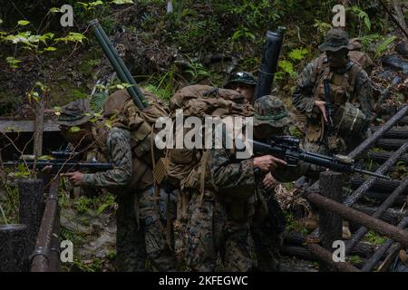 U.S. Marines assigned to Maritime Surveillance Platoon, 3rd ...