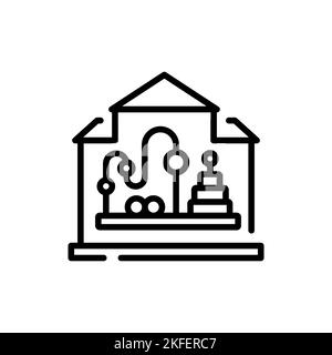 Baby club olor line icon. Children learning. Pictogram for web page ...