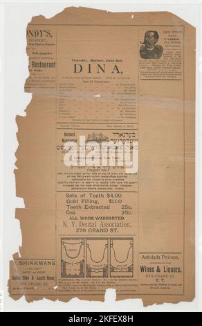 Dina, c1890 - 1899. [Place: New York] Stock Photo - Alamy