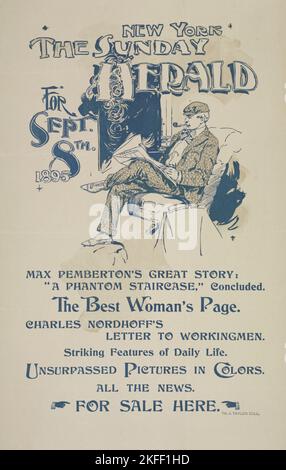 The New York Sunday herald for Sept. 8th. 1895, c1893 - 1897 Stock ...