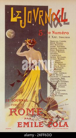 Affiche pour annoncer la publication de "Rome" dans Le Journal., c1899 ...