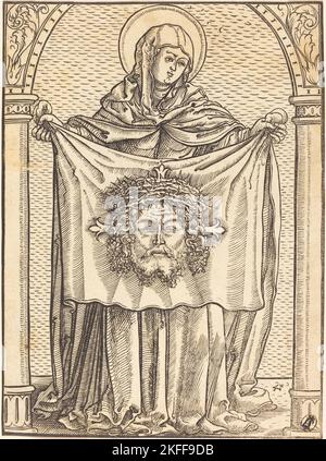 Illustration of Veronica, cloth with Jesus Christ face image on it ...