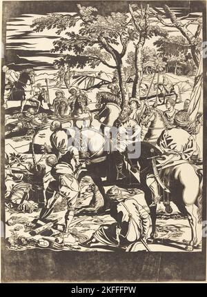 The Crucifixion [right plate], 1741 Stock Photo - Alamy