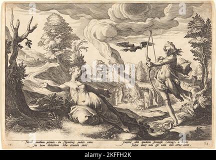 Apollo Killing Coronis Stock Photo - Alamy