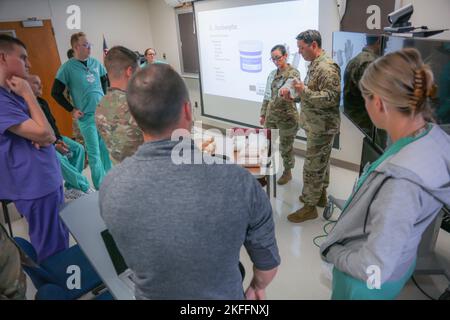 Physician Assistant candidates Capt. Katalina Freeman and OC Dave Kelly ...