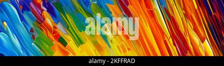 Abstract colourfull random colors painting expressionist style Stock ...