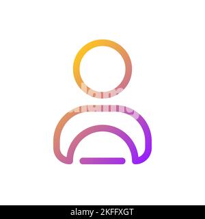 Professional driver pixel perfect linear ui icon Stock Vector Image ...