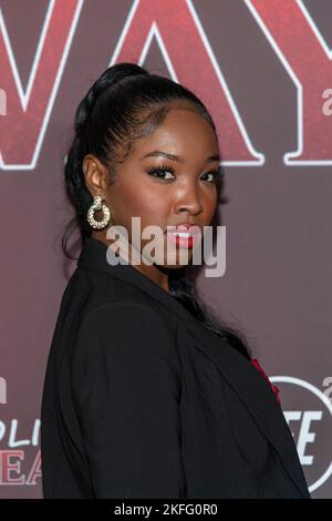 Aeja Lee attends BET+ "Holiday Hideaway" Los Angeles Premiere at ...