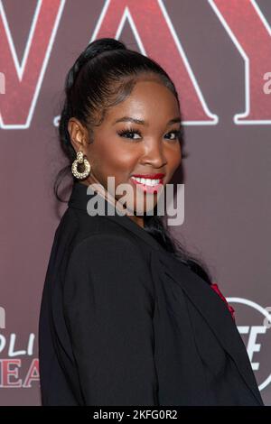 Aeja Lee attends BET+ "Holiday Hideaway" Los Angeles Premiere at ...