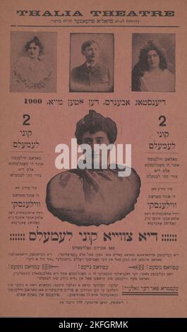 Di tsvey kuni Lemels, c1900. [Publisher: Lipshitts Yunyon Printer ...