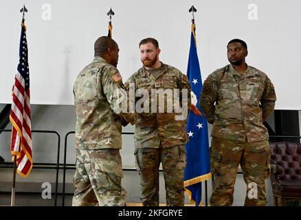 U.S. Army Col. Kevin Jackson, 19th Battlefield Coordination Detachment ...