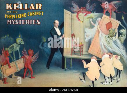 Kellar and his perplexing cabinet mysteries, c1894. [Publisher ...