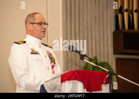 KINGS BAY, Ga. (Sep. 16, 2022) Capt. Eric Cole, incoming commodore of ...