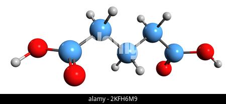 3D image of Pyrogallol skeletal formula - molecular chemical structure ...