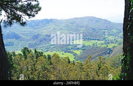 Sierra de El Sueve, El Ponga Natural Park; Principality of Asturias ...