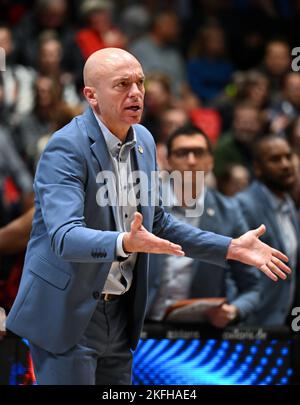 Chemnitz, Germany. 18th Nov, 2022. Basketball: Bundesliga, Niners ...