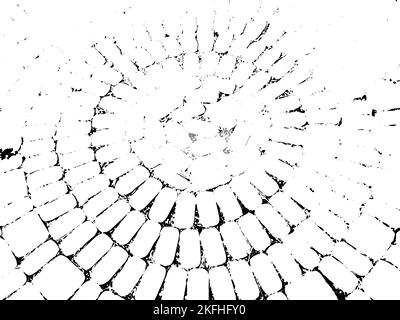 Rustic cracked vector texture with many cracks and scratches. Abstract ...