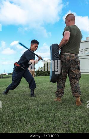 A Japanese Security Guard with Provost Marshal’s Office, Headquarters ...