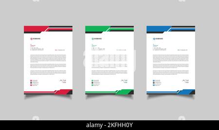 A pack of graphic letter templates isolated on gray background Stock ...