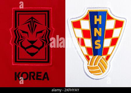 Croatia football federation logo with national flag, FIFA World Cup ...