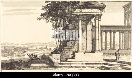 Landscape with Classical Ruins, 1673 Stock Photo - Alamy